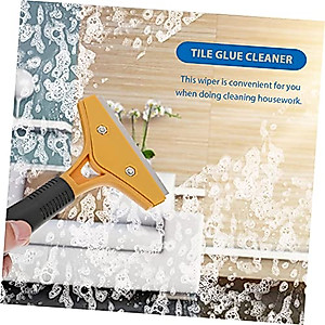 PRETYZOOM 1pc Razor Scraper Cleaning Shovel Tile Cleaning Tool Plastic Steel Ceramic Cleaning Scraper