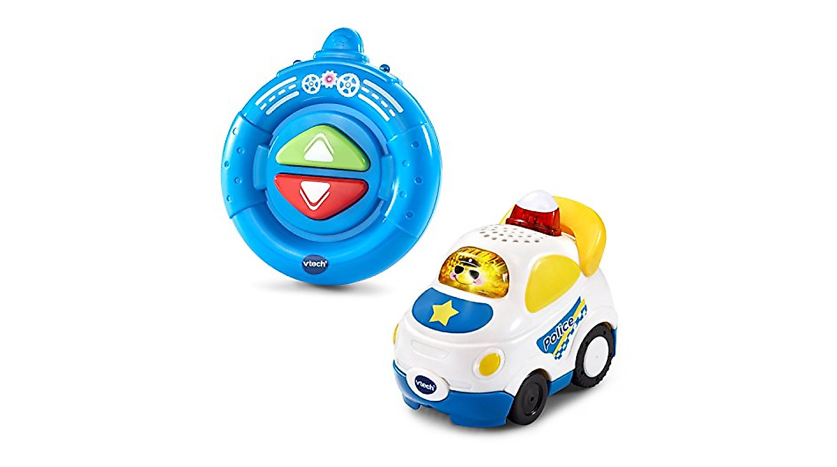 VTech Go! Go! Smart Wheels RC Police Car - Race & Play!