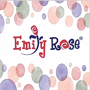 Emily Rose 18" Doll Canopy Bed with Bedding - 18-inch Doll Furniture & Accessories for Bedroom | Perfect Baby Doll Bed for Girls - Ideal 14"-18" Doll Sleeping Bed for 19 Inch Dolls