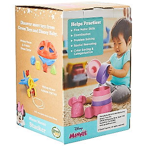 Green Toys Disney Baby Exclusive - Minnie Mouse Stacker, 7 Pieces