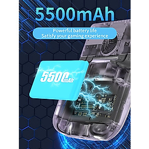 RG405V Handheld Game Console Retro Games Consoles with 3.5 Inch IPS Screen 64G TF Card 5474 Classic Games 2100mAh Battery Support Linux, HDMI and TV Output Purple