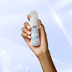 K-Y Water Based Lube Natural Feeling 1.69 fl oz Personal Lubricant for Adult Couples, Men, Women, Vaginal Moisturizer, pH Balanced, Hormone & Paraben Free, Latex Condom Compatible
