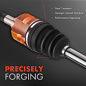 A-Premium Pair (2) Front CV Axle Shaft Assembly Compatible with Can-Am Maverick 1000R XMR 2014, 4x4 XMR DPS 2015, Driver and Passenger, Replace# 705401388, 705401878