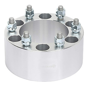 ECCPP 2PCS 6 Lug 3" inch Wheel Spacers 6x5.5 to 6x5.5 12x1.5 108mm Silver Compatible with for TACOMA 2005-2022 for TUNDRA 2000-2006 for 4RUNNER 1988-2022