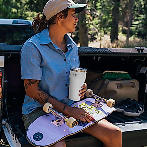 YETI Rambler 30 oz Stackable Tumbler, Stainless Steel, Vacuum Insulated with MagSlider Lid, Big Sky Blue