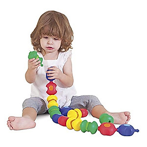 Childcraft - 1435214 Toddler Manipulatives Sensory Snap Beads, Set of 16