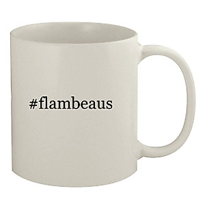#flambeaus - Ceramic 11oz White Mug, White