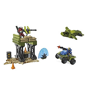 Mega Construx Halo Building Box Halo Infinite Construction Set with Spartan Gungnir Character Figure, Building Toys for Kids