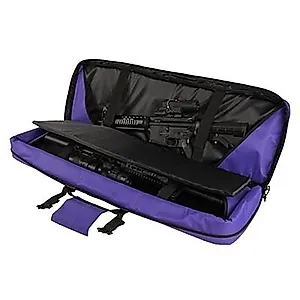 NC Star CVDC2946PR-36 NcStar, Double Carbine Case, Sizenameinternal, Black with Purple Tan, 36