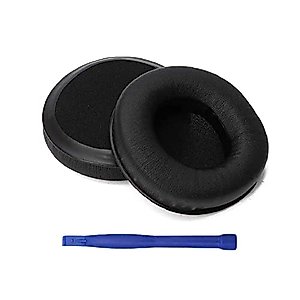 Aiivioll Replacement Ear Pads Compatible with SYNCHROS E50BT E50 S500 S700 Wireless EarPads Headphones Ear Pads Protein PU Leather Ear Pads Repair Parts (Black)
