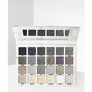 Polet Smokey Eyeshadow Palette 24 Matte Glittery Shades Eyeshadow Palette, Long-lasting Bright waterproof colorsSmoky Eye Shadow for Girls and Women (Set 1, Black Grey Silver) 5.2911 Ounce