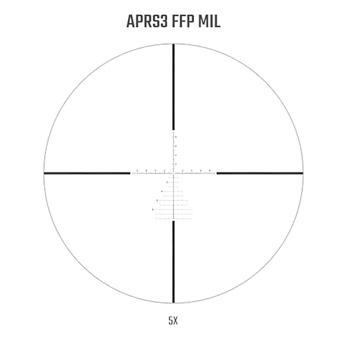 Athlon Optics Midas TAC 5-25x56 Riflescope - APRS3 FFP MIL, Black