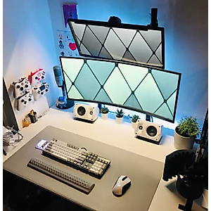 3DLASERSLAB Damage-Free Controller Wall Mount Display for Xbox One, Microsoft, Easy Install, 3M Command Strip Included (Dark Blue, 3)