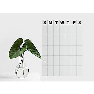 Monthly Transparent Board / 13.8"x17.7" (350x450 mm) / PET Film/A Gift That Reminds me of The Whole Year/A Gift Available to Anyone/Made by South Korea