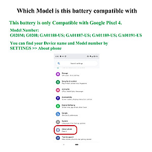 Viimon Pixel 4 Battery Replacement Kits (New Upgraded) Compatible with Google Pixel 4 All Models with Adhesive, Installation Manual and Repair Tool Kits