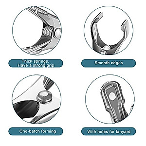 40 PCS Garden Clips, Heavy Duty Stainless Steel Greenhouse Clamps, Greenhouse Clips for Netting, Have a Strong Grip to Hold Down The Shade Cloth or Plant Cover on Garden Hoops or Greenhouse Hoops