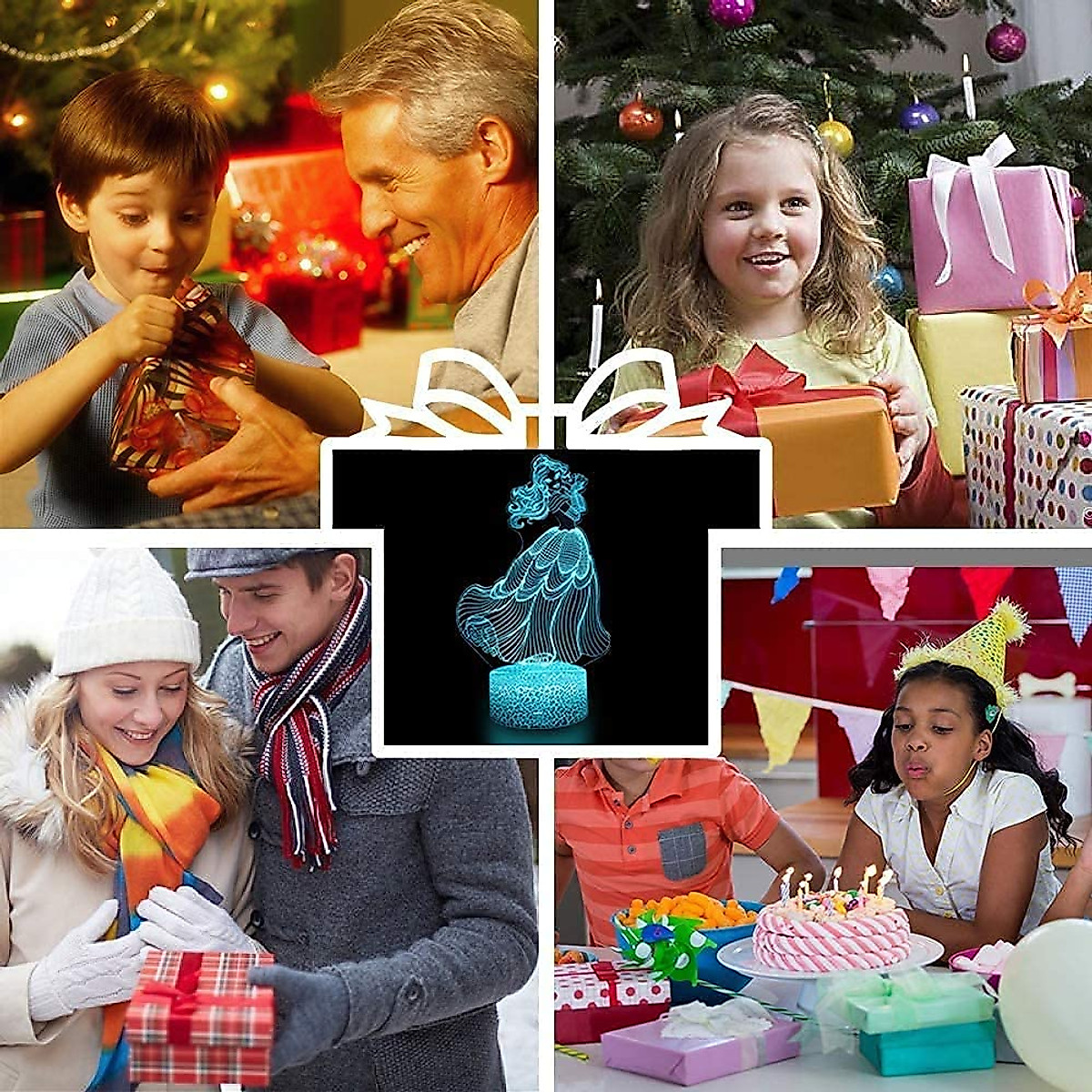 MELAO Basketball 3D Led Illusion Lamp Slam Dunk Night Light for Kids Remote & Smart Touch 16 Colors Changing Shooting A Basket Toys Gifts with Acrylic+ABS Base for Basketball Lovers