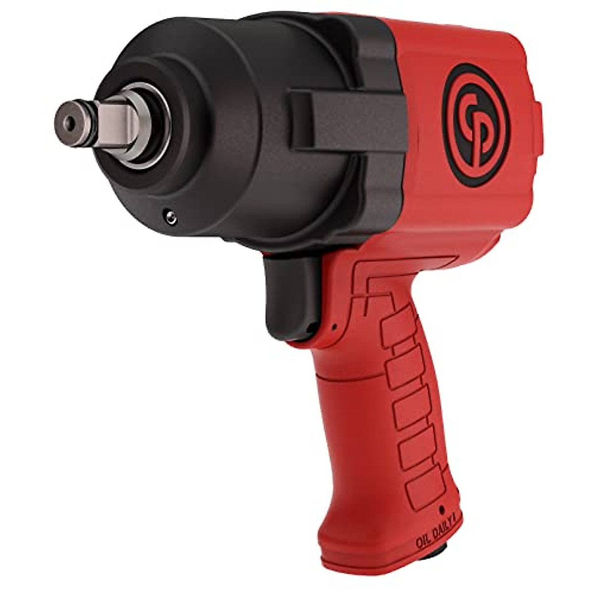 Chicago Pneumatic CP7741 Air Impact Wrench (1/2 Inch), Air Impact Gun Industrial Repair & Assembly Tool, Pistol Handle, Twin Hammer, Max Torque Output 715 ft. lbf/970 Nm, 10000 RPM