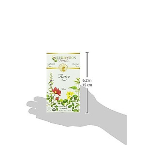 Celebration Herbals Organic Anise Seed Tea Caffeine Free, 24 Herbal Bags