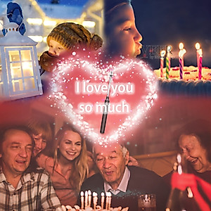 Candle Lighter Upgraded USB Rechargeable Electric Lighter Extra Long Lasting Battery Life, LED Display, Flexible Neck Windproof Flameless Plasma Long lighter for Candles BBQ Kitchen Camping