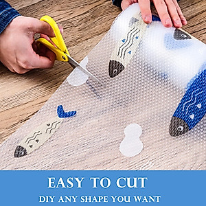 Bloss Gray Drawer Liner 17.7 x 78.7IN and Pattern Shelf Liner Non-Adhesive 12 x 236IN, 2 Items Bundle.