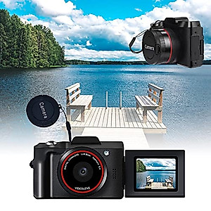 Hd Flip Screen Selfie SLR Camera 16 Megapixel 2.4 Inch Flip Screen Micro SLR Digital Camera, 16 Times Digital Zoom, Electronic Anti-Shake, Ideal for Beginner,Best Gifts for Chrismas