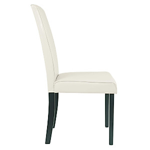 Signature Design by Ashley Kimonte Parsons 19" Dining Room Chair, Set of 2, Ivory