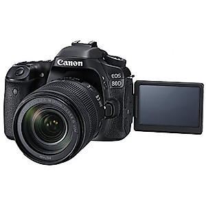 Canon EOS 80D lens kit EF-S18-135mm F3.5-5.6 IS USM--(Japan Import-No Warranty)