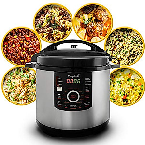 Megachef's 12 Quart XL Digital Pressure Cooker with 15 Presets