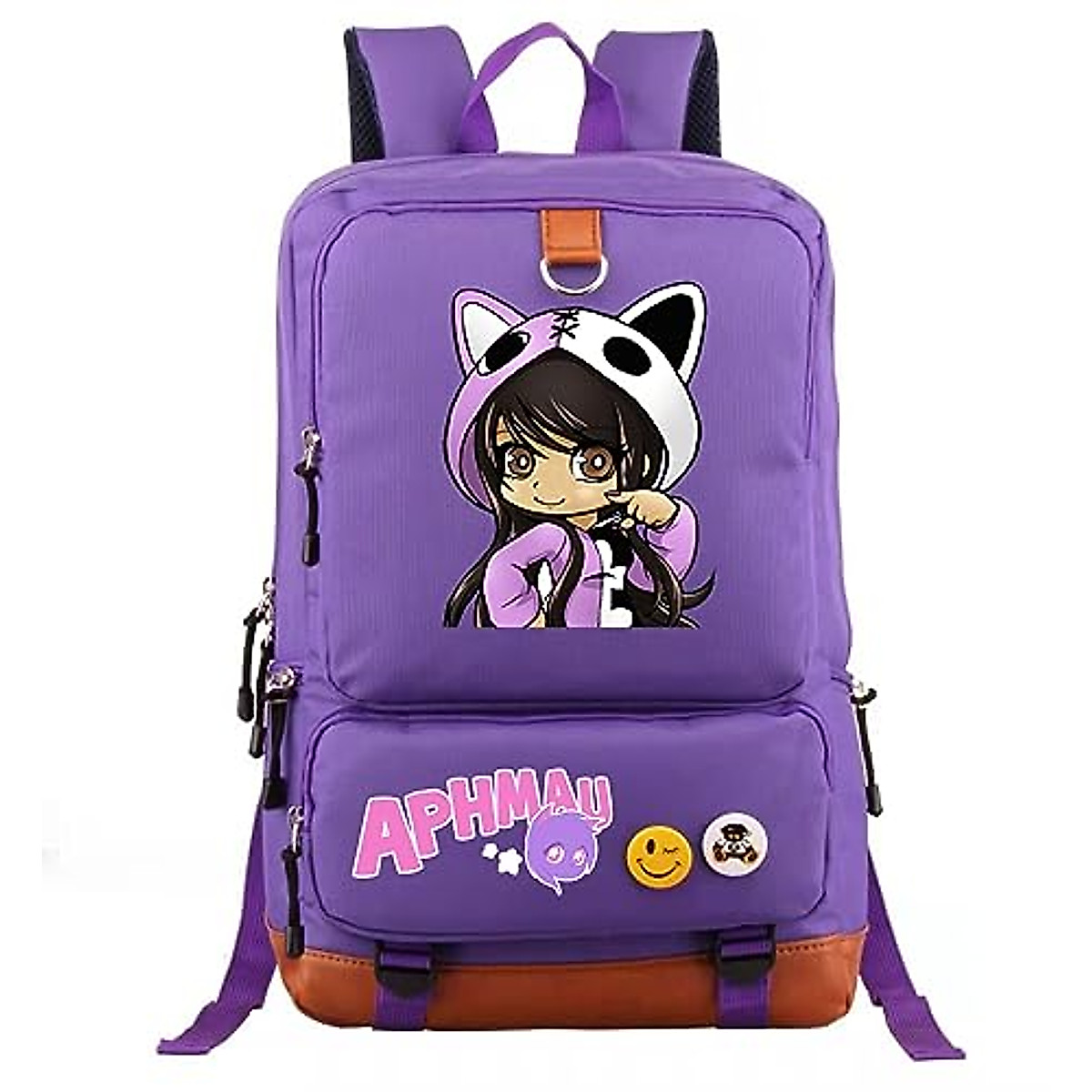 Backpack 17.3"X11.4"X5.1" Purple Shoulder Bag For Travel