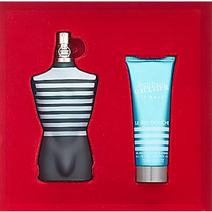 Jean Paul Gaultier Le Male 2 Pc. Gift Set for Men | Edt 4.2 Oz + All Over S/g 2.5 Oz for Men By 4.2 Fl Oz