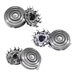 NEW Set of 3 Premium Replacement Shaver heads for SpeedXL SmartTouchXL HQ9 Razors