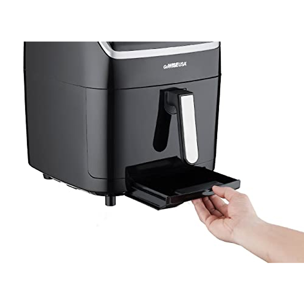 GoWISE USA 7-Quart Steam Air Fryer - with Touchscreen Display with 8 cooking presets + 100 Recipes