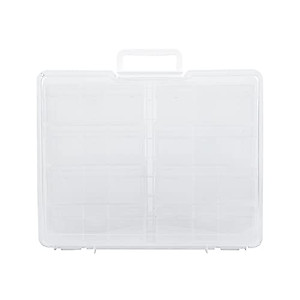 Naivees Photo Storage Case 4" x 6" Photo Storage Boxes Inner Photo Organizer Boxes Clear Plastic Picture Boxes Transparent Craft Keeper Photo Containers for Photos, Pictures,Art (8 Pack Inner Box)