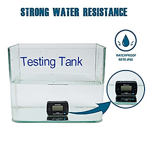 Runleader Digital Vibration Activated Hour Meter Gauge,Maintenance Reminders,Suitable for Any Gas or Diesel Engines,Works on Lawn Mower Generator Compressor High Pressure Washer