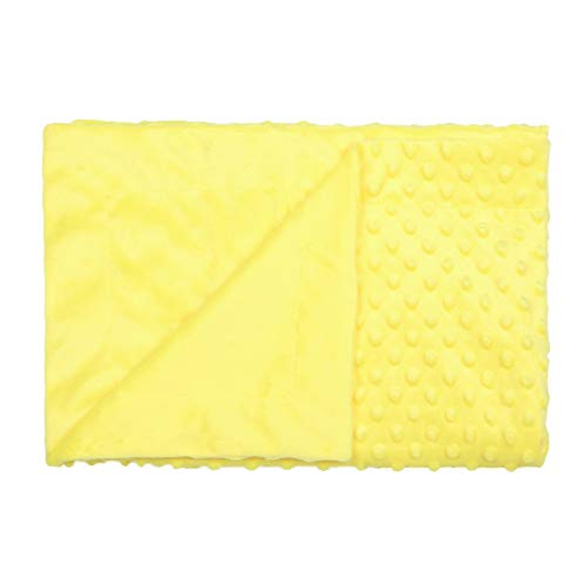 Annlaite Unisex Children's Baby Quilt Soft Baby Blanket Minky Dot- Sherpa Fleece Baby Blanket 30 by 40 Inch Pink