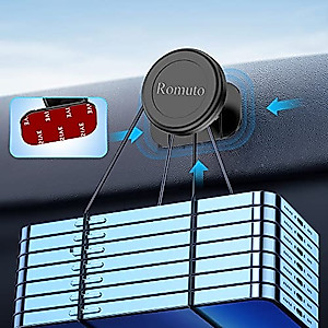 【 2-PACK 】Magnetic Phone Car Mount,【 Super Strong Magnet 】Magnetic Car Phone Holder for Dashboard 【 360° Rotation 】Universal Magnetic Dash Mount Cell Phone Holder iPhone Car Mount Fits All Smartphones