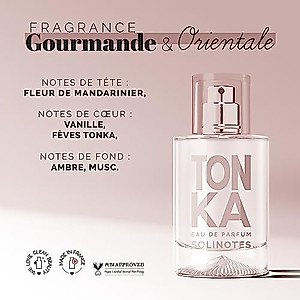 SOLINOTES Tonka Perfume for Women - Eau De Parfum | Delicate Floral and Soothing Scent - Made in France - Vegan - 1.7 fl.oz