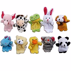 Finger Puppet Set | The Original Storytime Learning Aid | 16 Pack | Puppets for Teachers | Parents | Students & Children - Storytelling Reading Prop