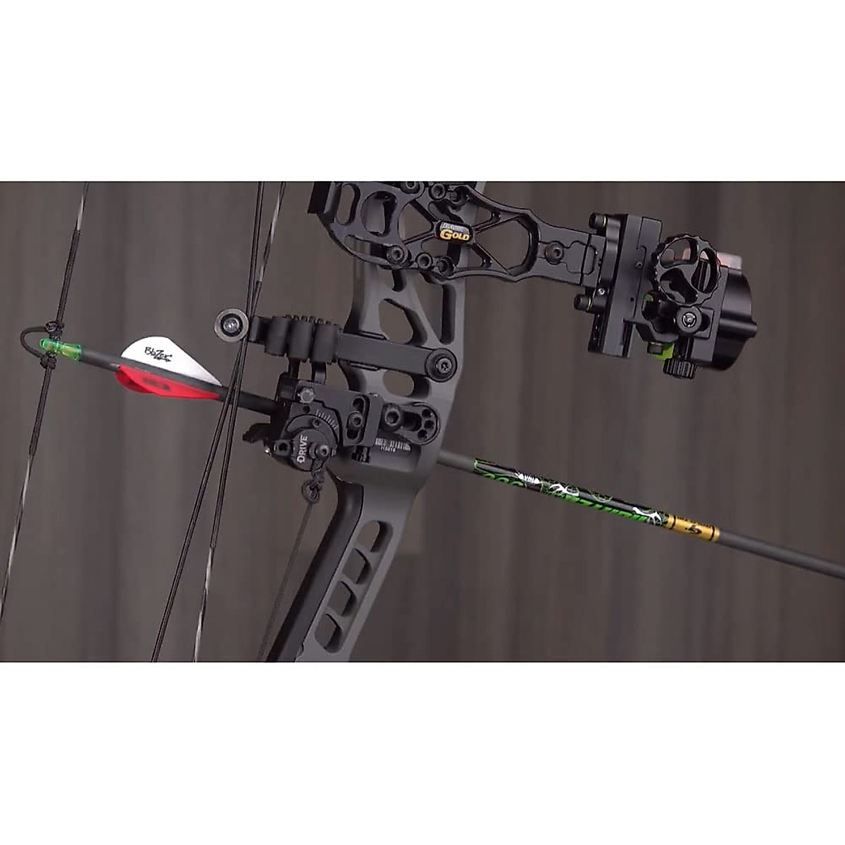 Ripcord Drive Cage Arrow Rest with Micro Adjust - Black, Left Hand