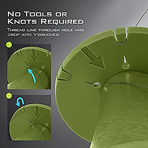 KastKing KutR™ Fishing Line Spooler & Line Gobbler - Patented Fishing Accessories, Built-in Line Cutter – Remove Old Fishing Line Quickly - Spool Spinning and Casting Reels, No Line Twist