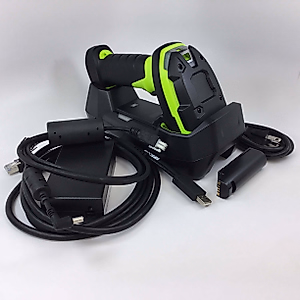 Zebra LI3678-SR (Standard Range) Ultra-Rugged Cordless Barcode Scanner Kit (Bluetooth,Linear Imager,2D/1D,IP52,Black), includes CradleFIPS, Vibration Motor, Cradle, Power Supply