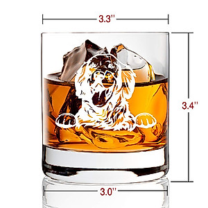 AGMdesign, Golden Retriever Whiskey Glass, Animal Lover Gift for animal lover, Pet parents, Dog Dad Mom, Husband, Brother, Dad,Grandpa, Dog lover Gift, New Dog Gift