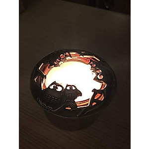 Candle Toppers Jar Candle Accessories - Shades Sleeves for Jar Candles FRSHALOUIS(Owl)