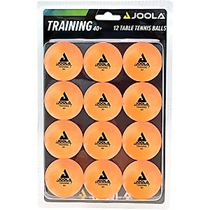 JOOLA Training 3 Star Table Tennis Balls 12, 60, or 120 Pack - 40+mm Regulation Bulk Ping Pong Balls for Competition and Recreational Play - Fun as a Cat Toy - Indoor and Outdoor Compatible
