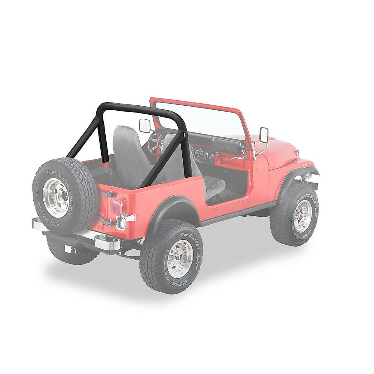 Bestop 8000715 Sport Bar Cover for 1980-2016 CJ5, CJ7, and Wrangler