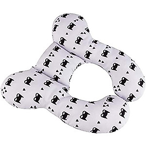 Baby Travel Pillow - Infant Head and Neck Support Pillow Baby Neck Pillow for Car Seat,Pushchair(Grey)