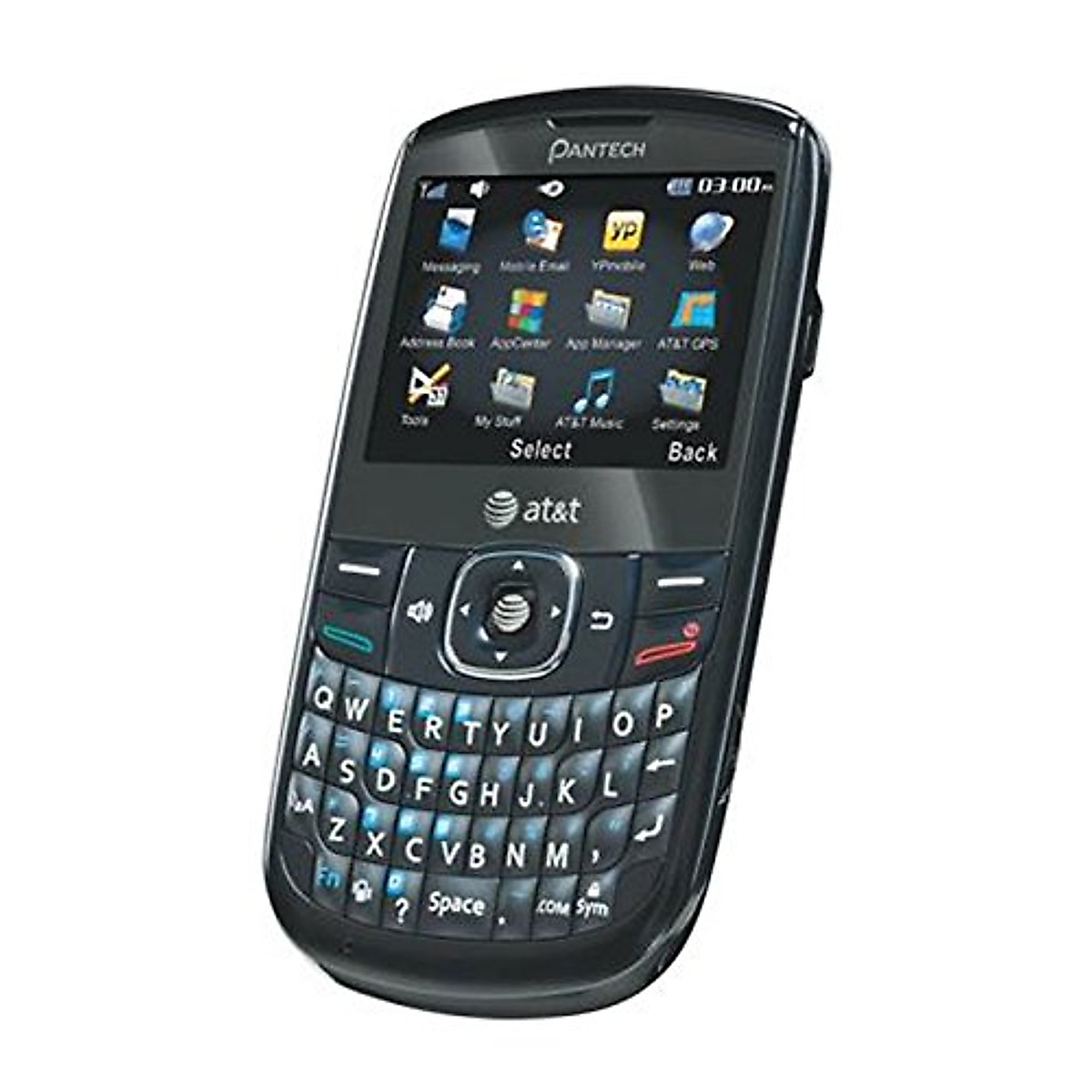 Pantech Link II P5000 QWERTY Cell Phone AT&T - Black