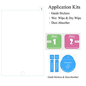 Ailun Screen Protector for iPad Mini 4, iPad Mini 5 2019 2Pack Tempered Glass 2.5D Edge Ultra Clear Transparency Anti Scratches Case Friendly