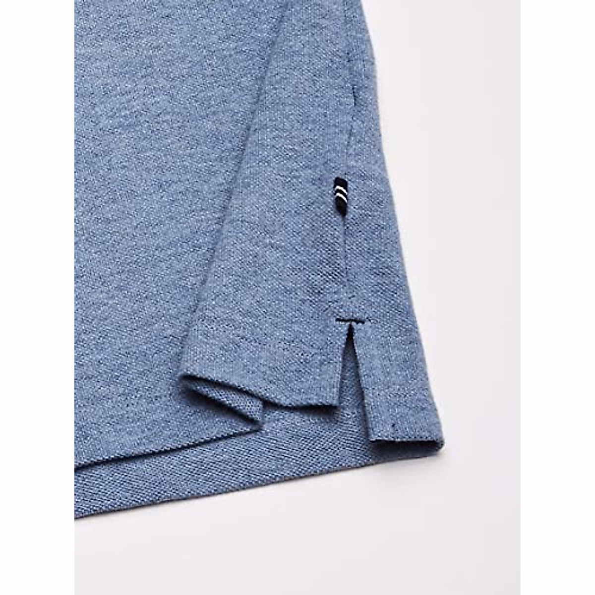 Nautica Men's Short Sleeve Solid Cotton Pique Polo Shirt, Deep Anchor Heather, X-Large